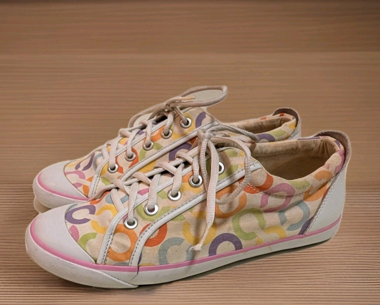 COACH Barrett Signature C Sneakers in White Multi Wom… - Gem