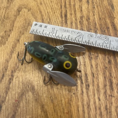 Vintage Heddon Tiny Crazy Crawler Fishing Lure. Bullfrog. Nice. | eBay