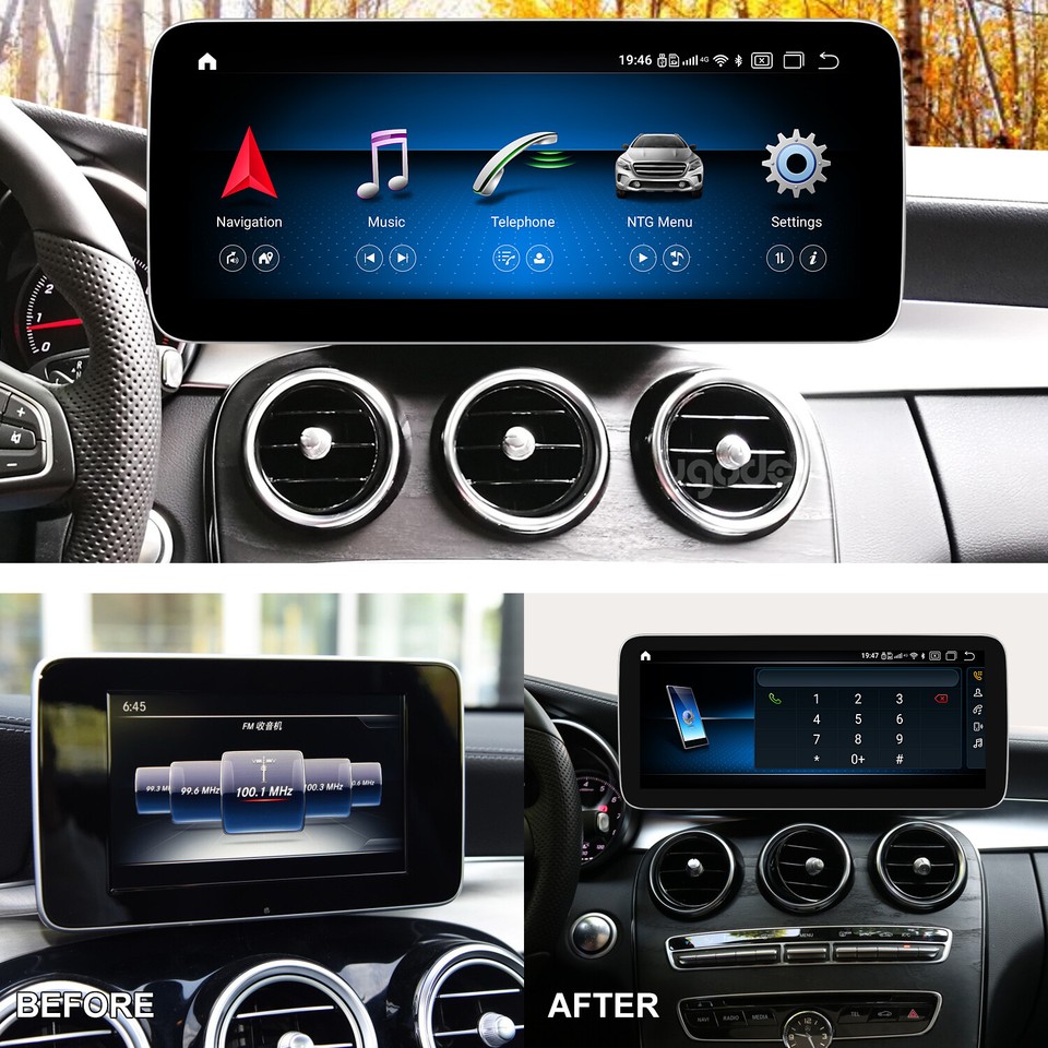 Ugode 12.3 Android Screen Radio For Mercedes Benz C/GLC/V W205/C205 ...