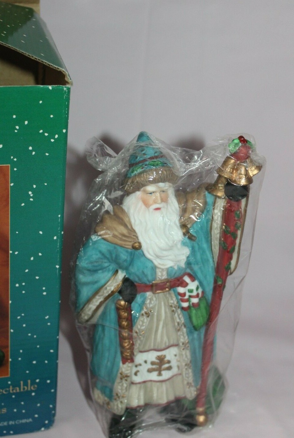Traditions Porcelain Collectibles Santa Claus 8" Figure In Box | eBay
