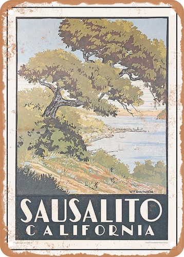 METAL SIGN - 1968 Sausalito California Vintage Ad | eBay