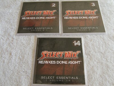OOP SELECT MIX (REMIXES DONE RIGHT)*LOT of 3 *Select Essentials Vol.2 ...