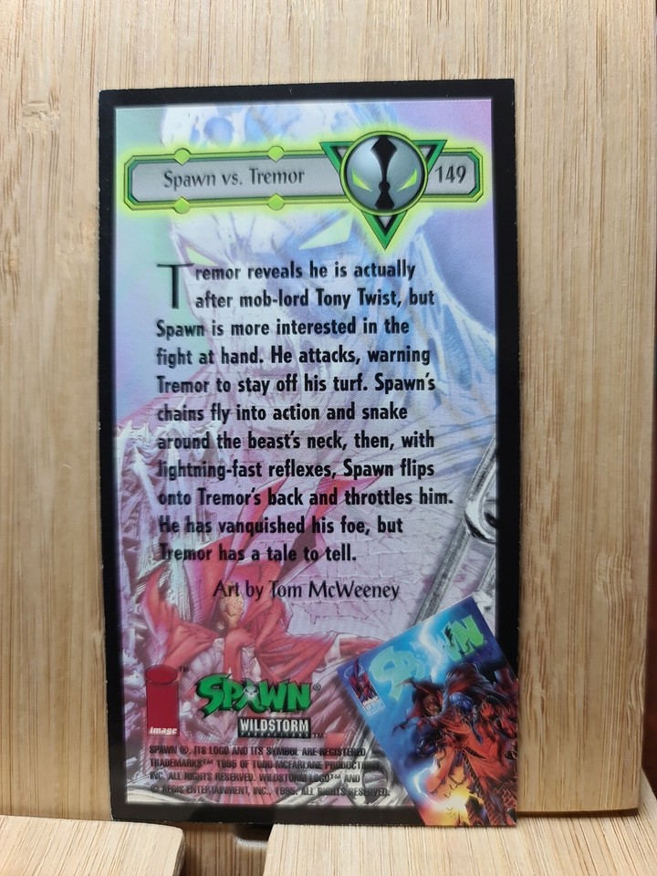 SPAWN🏆1995 WiLDSTORM #149 LARGE Trading Card🏆FREE POST | eBay