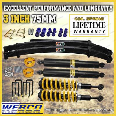 3 Inch Pre Assembled Lift Kit Shock King Springs EFS Leaf for Isuzu D ...