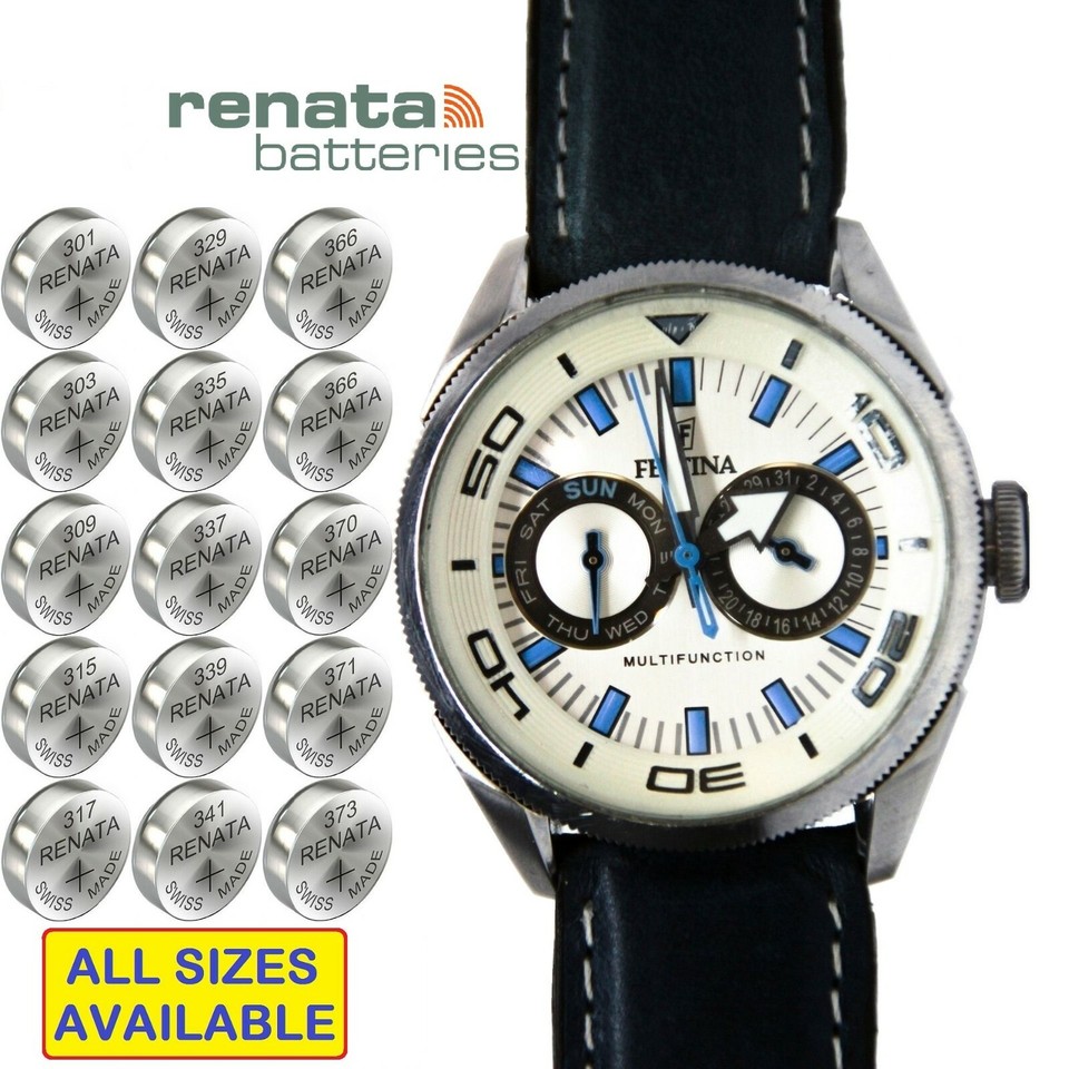 Renata Watch Battery Swiss Made Silver Oxide 317 364 371 399 CR2032 All ...