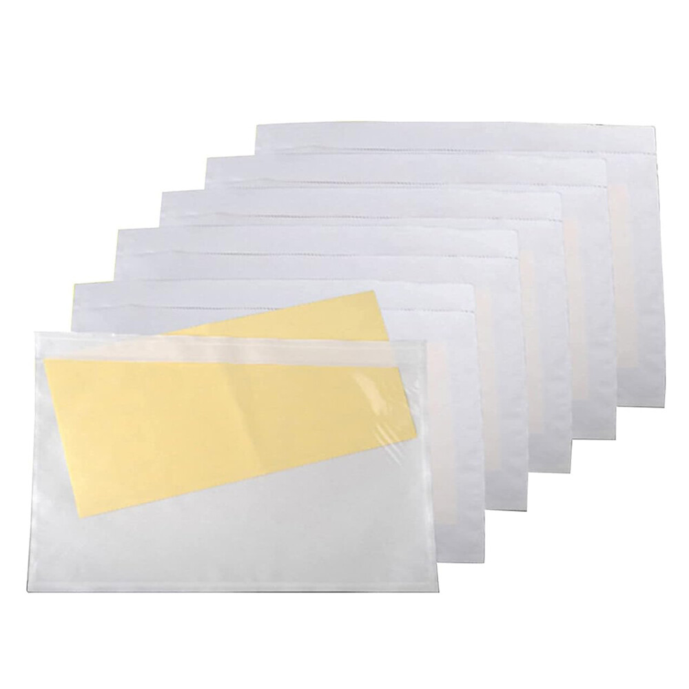 6" x 9" Clear Packing List Invoice Shipping Label Self Envelopes ...