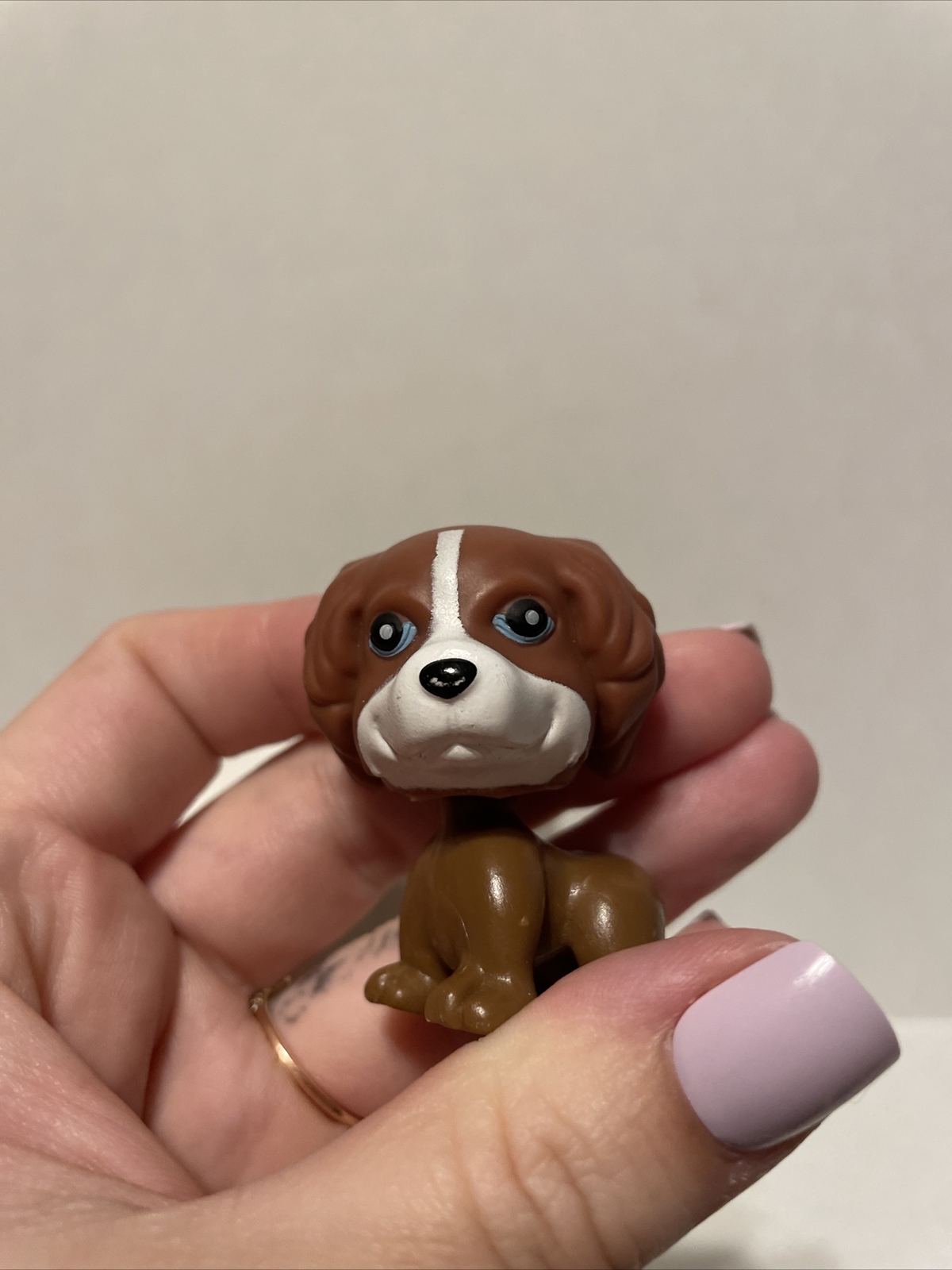 Brown white scruffy dog puppy Barbie doll accessory toy figure. 65 | eBay