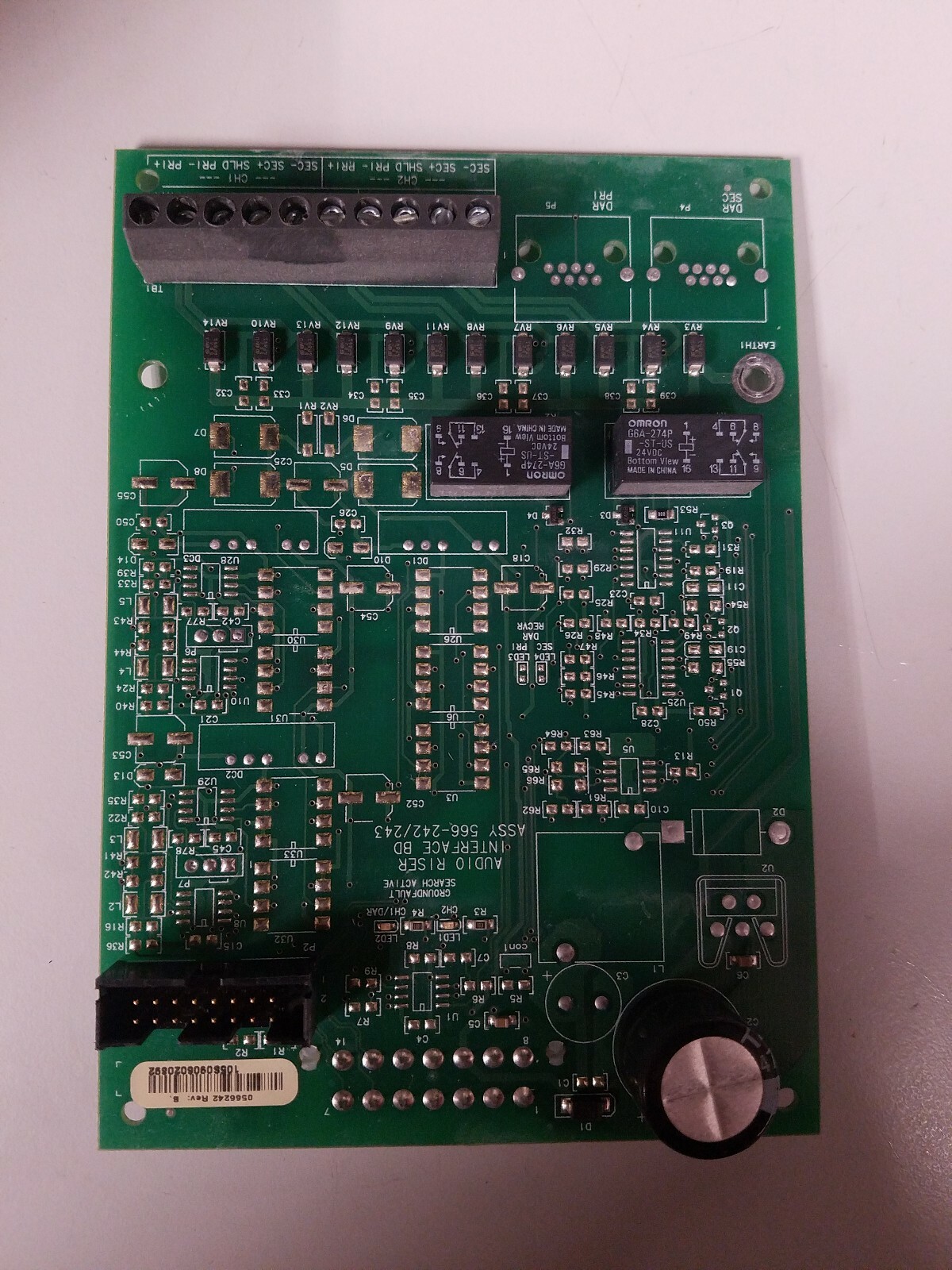 Fire Alarm Simplex 4100-0621 analog audio riser assembly | eBay