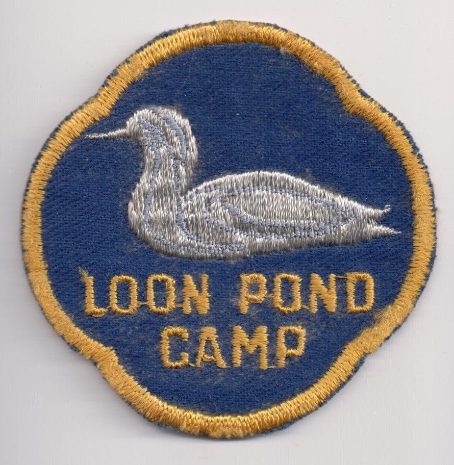 F BSA Patch, Camp Loon Pond, Boston Massachusetts MA, 1940s-50s, NICE ...