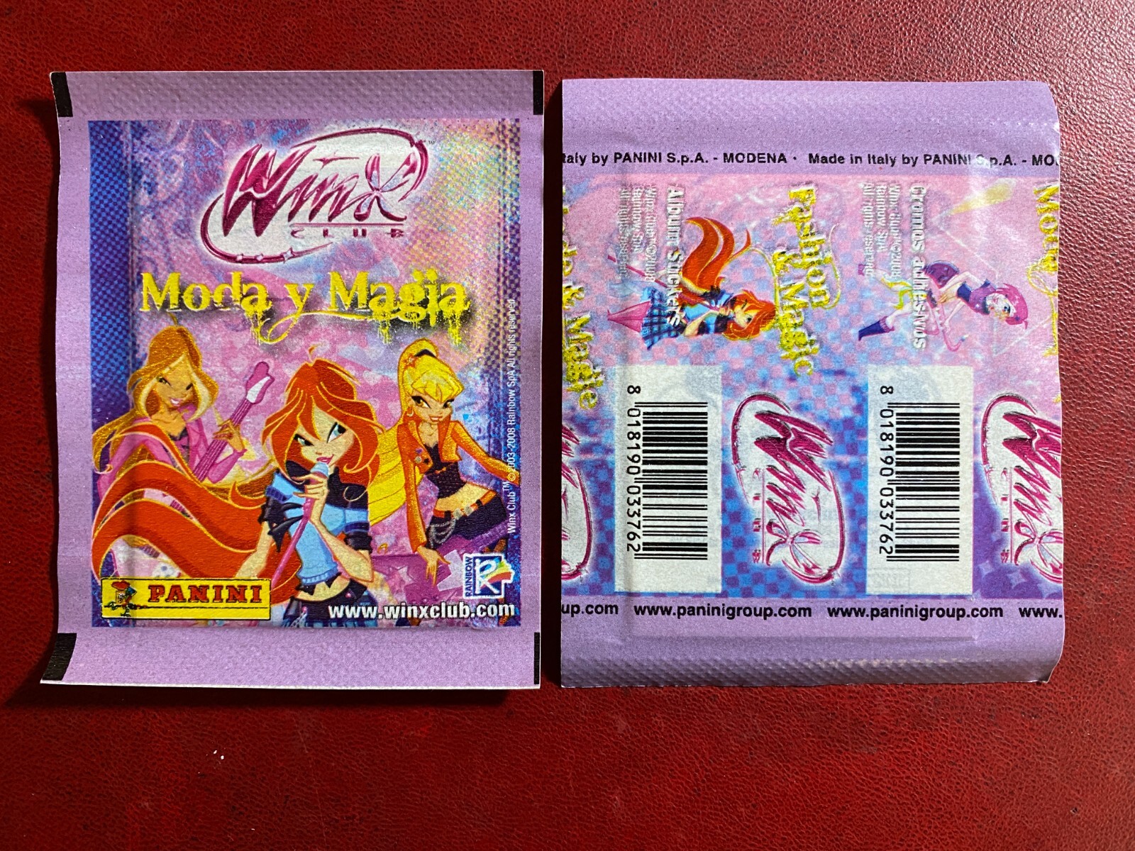 1 BUSTINA WINX CLUB (MODA Y MAGIA) piena sigillata sealed packet PANINI ...