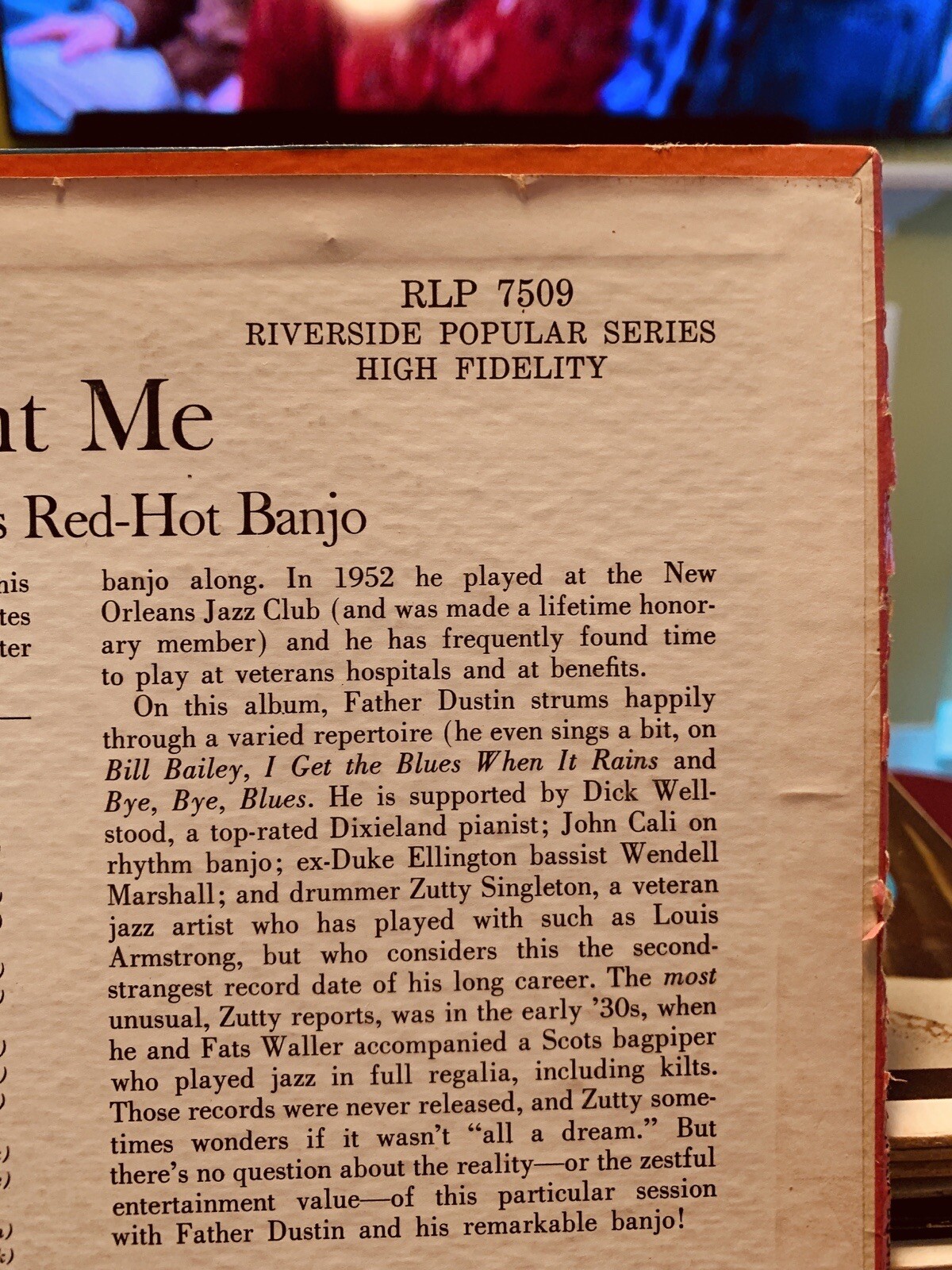 Joseph Dustin - Songs Father Taught Me LP 7509 Vinyl Record High ...