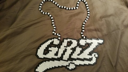 Griz kandi perler necklace, PLUR, rave, edc, electronic dance music | eBay