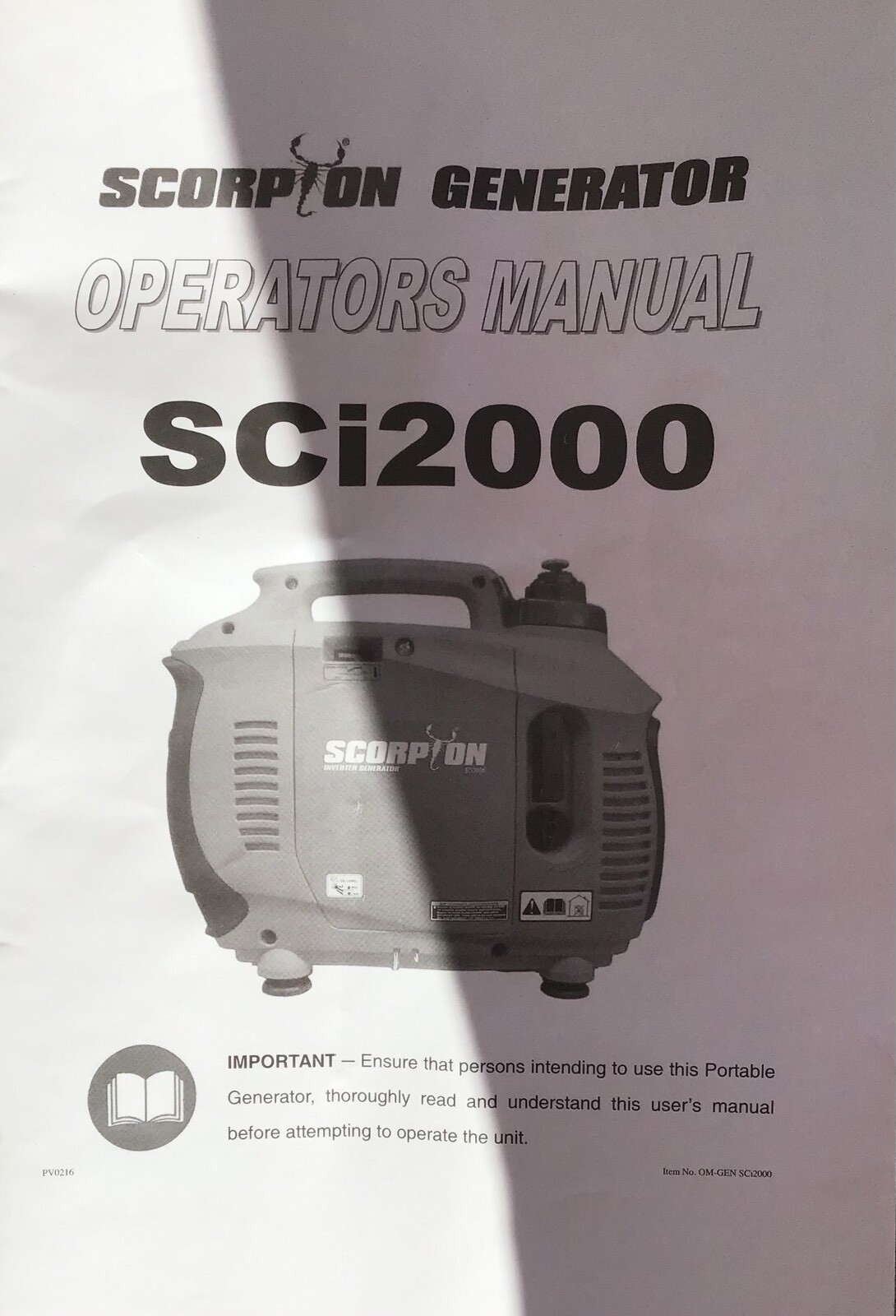 SCORPION GENERATOR 2000 | eBay
