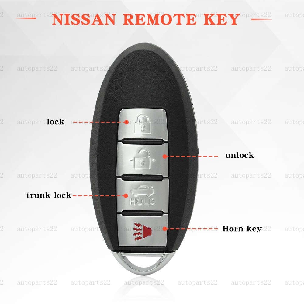 For 2013 2015 2016 2017 2018 Nissan Versa Sentra Remote Key fob ...