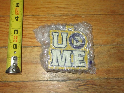 2010 WWF WWE John Cena Logo Necklace Pendant Wrestling Yellow Purple | eBay