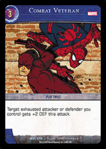 VS System: Combat Veteran [Played] Marvel Legends TCG CCG Classic ...