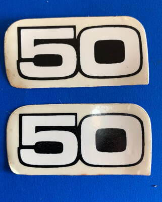 Vintage 50cc Motorcycle Side Cover Decals | eBay