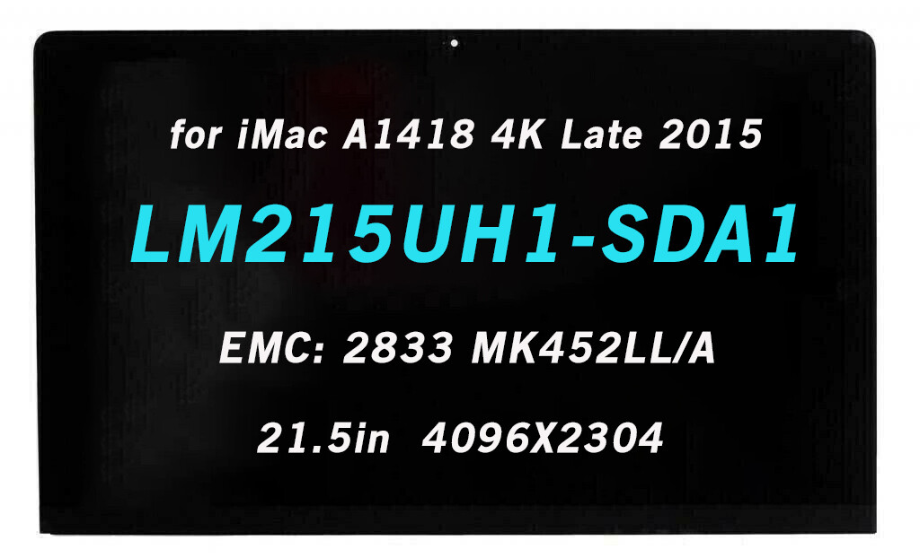 LCD Display Glass Screen Panel For A1418 4K LM215UH1 SDA1 Late 2015 EMC ...