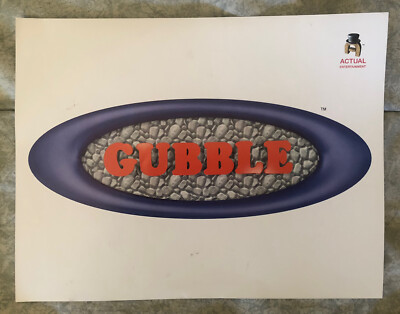 Gubble PC Video Game Sales Flyer 1997, Actual Entertainment version ...
