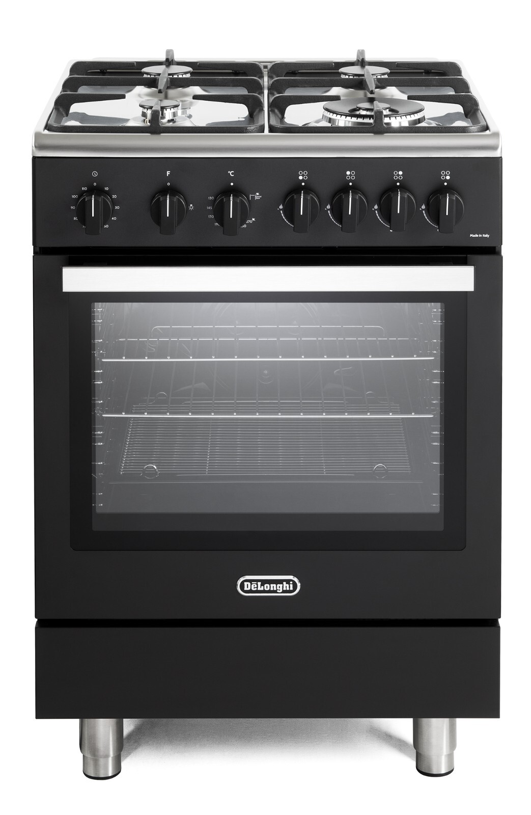 DeLonghi DSC 626 G-1 BL 60cm Modern Single Cavity Gas Range-Style ...