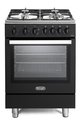 DeLonghi DSC 626 G-1 BL 60cm Modern Single Cavity Gas Range-Style ...
