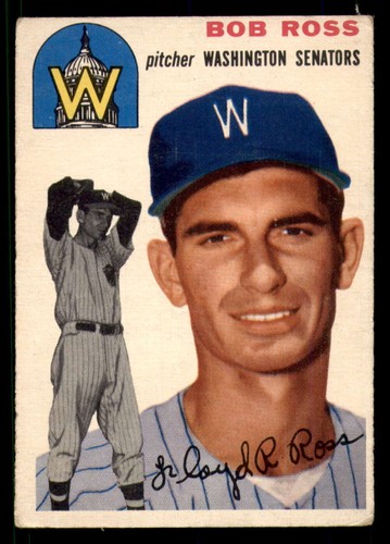 1954 Topps #189 Bob Ross G-VG Senators ID:371693 | eBay