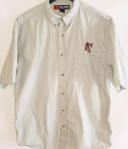 REEL Legends Performance Clothing Mens Large Short Sleeve Vented ...