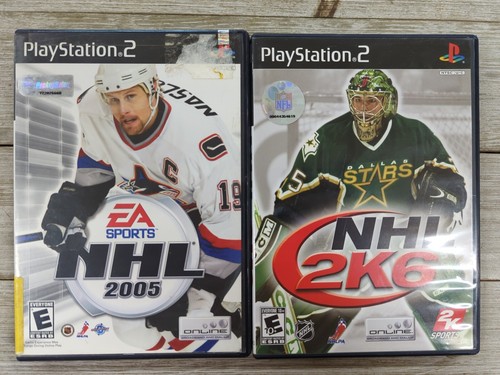 Sony PlayStation 2 NHL 2005 & 2K6 EA Sports With Manuals | eBay