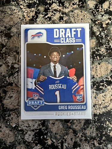2021 Rookies & Stars Draft Class Greg Rousseau Bills #DC-16 Rookie RC ...