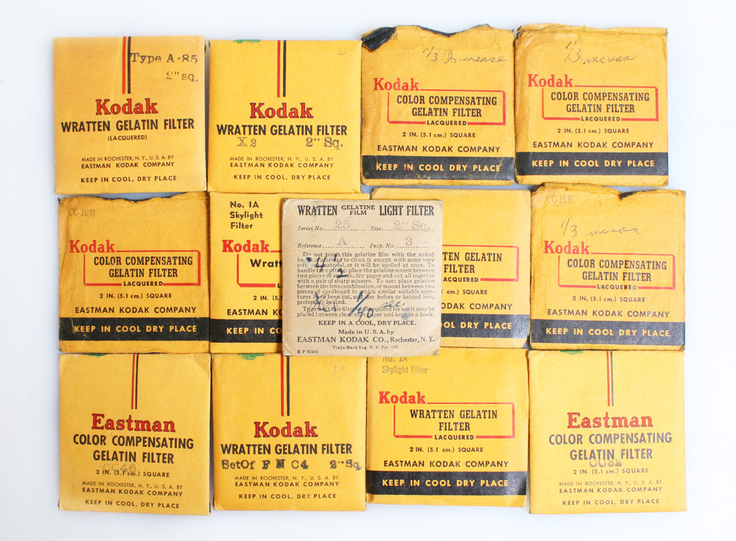 KODAK 2 INCH WRATTEN GEL FILTERS MIXED LOT OF 12 | eBay