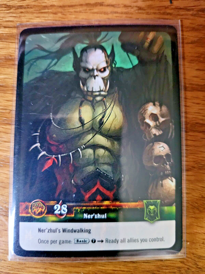 World of Warcraft TCG: Timewalkers Ner'zhul Foil Hero Card (Alt Art) | eBay