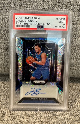 2018-19 Panini Prizm - Fast Break Rookie Autographs Jalen Brunson #FR ...