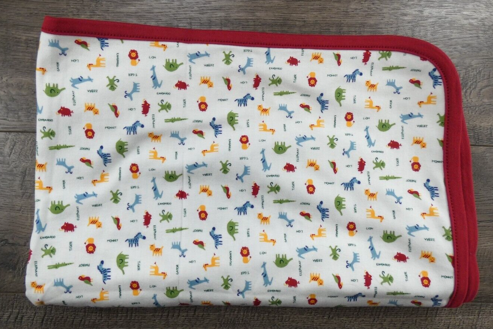 Baby Boy New Gymboree Vintage Zoo Animals Blanket VHTF | eBay