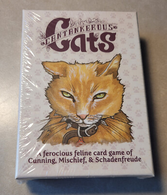 Cantankerous Cats 😼A Feline Card Game For Cat Lovers 😽 Brand New Sealed ...