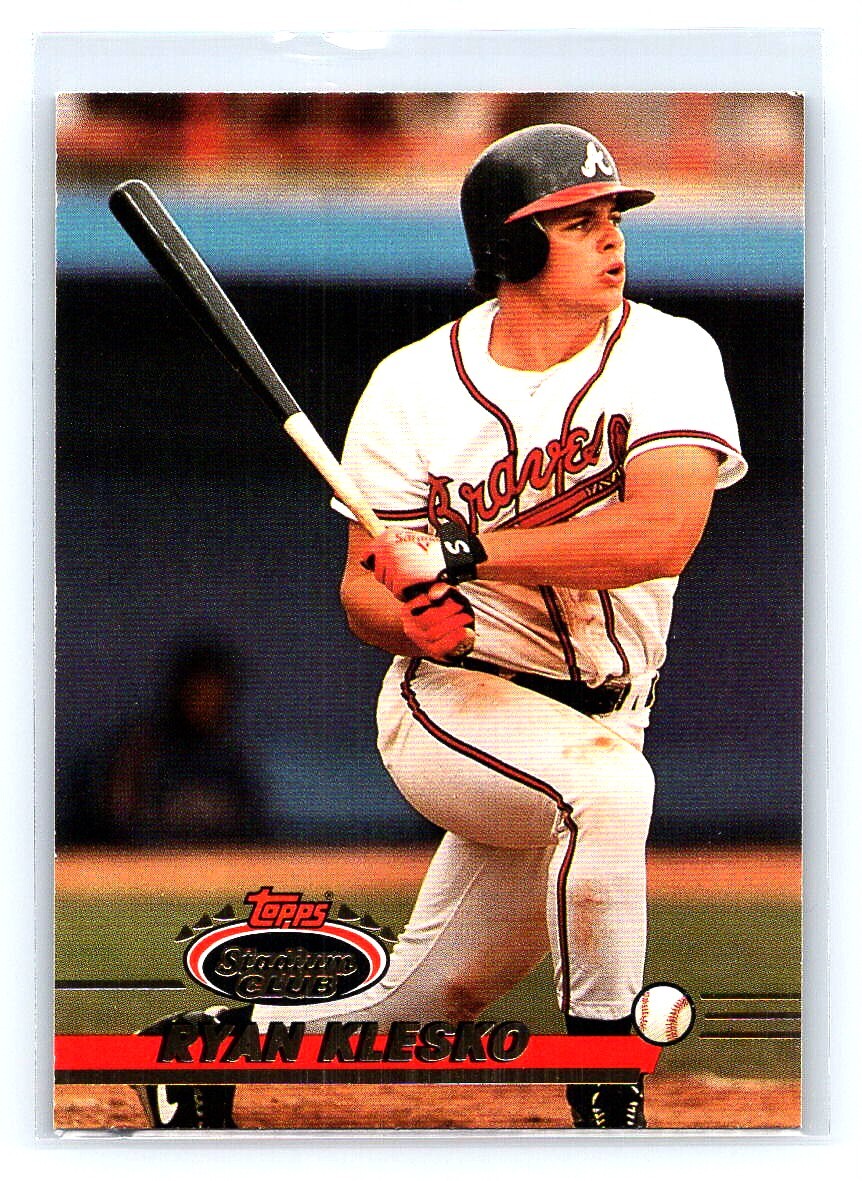 1993 Topps Stadium Club Ryan Klesko Atlanta Braves #541 | eBay