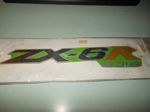 NOS Kawasaki 04 ZX636-B2 Ninja Mark Decal Green Right Lower Cowl I ...