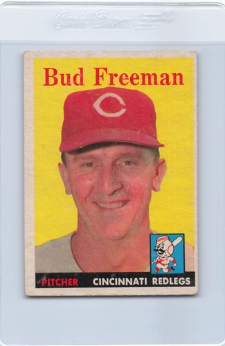 1958 Topps #27 Bud Freeman Redlegs EX *6181 | eBay