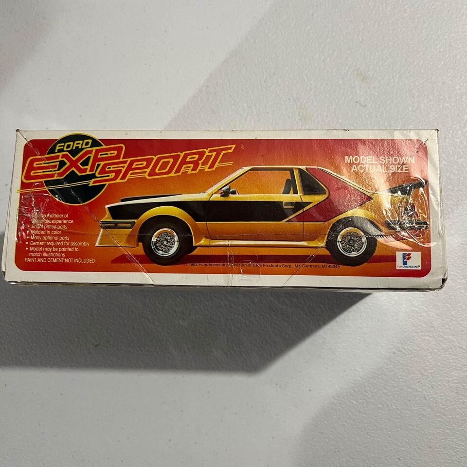 Mpc FORD EXP SPORT MPC 1/25 Scale Vintage Kit #1-0835 Sealed