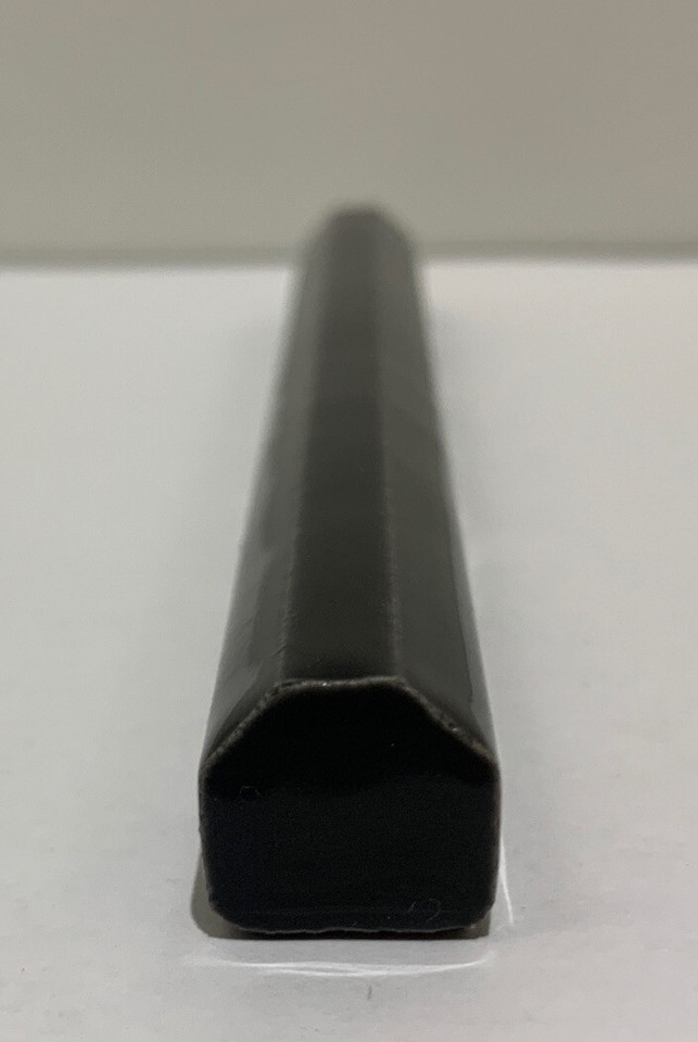 Ceramic Pencil Tile Subway Border 1/2”x6” Ebony Black Accessory 15 ...