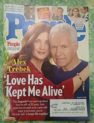 People Magazine August 3rd, 2020 Issue - Alex Trebek - "Love Has Kept ...