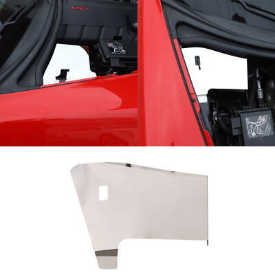 Polished Stainless BATTERY COVER engine dress chrome For Corvette C6 ...