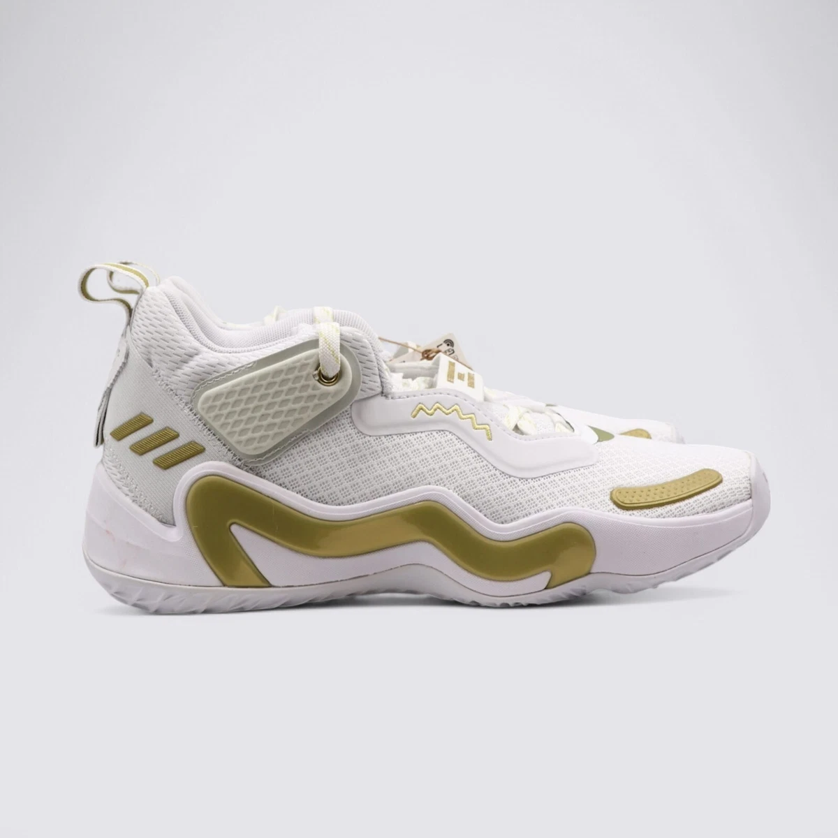 adidas D.O.N. Issue #3 White Gold Metallic | eBay