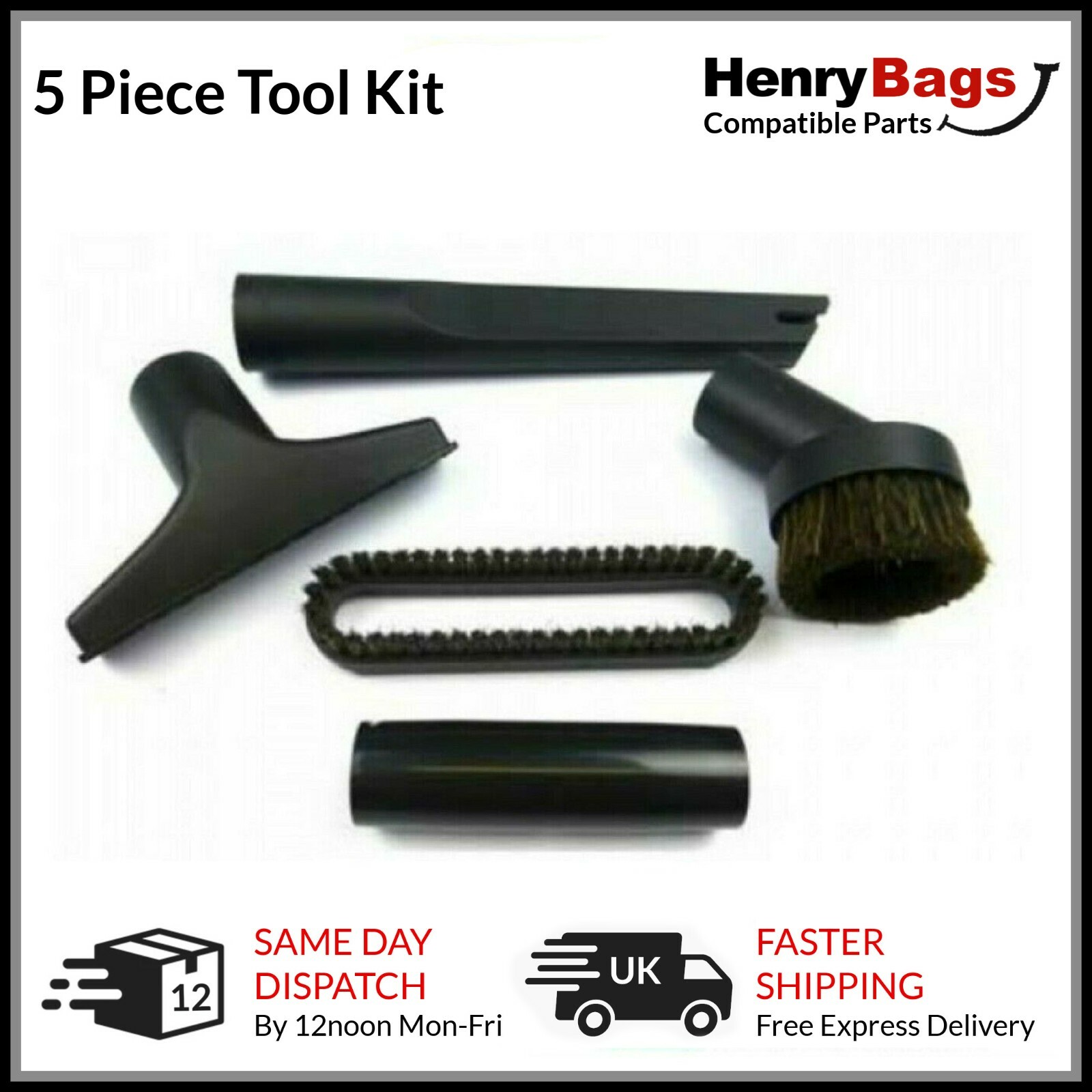 Henry Hoover Parts & Accessories Henry Spares Bags Filter Tool Hose 5 ...