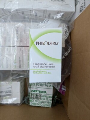 2 Phisoderm Fragrance Free Facial Cleansing Bar Soap 3.3 oz Each | eBay