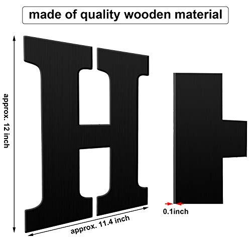 4 Pieces 12 Inch Home Sign Wooden Home Letters Wall Hanging Large Home ...