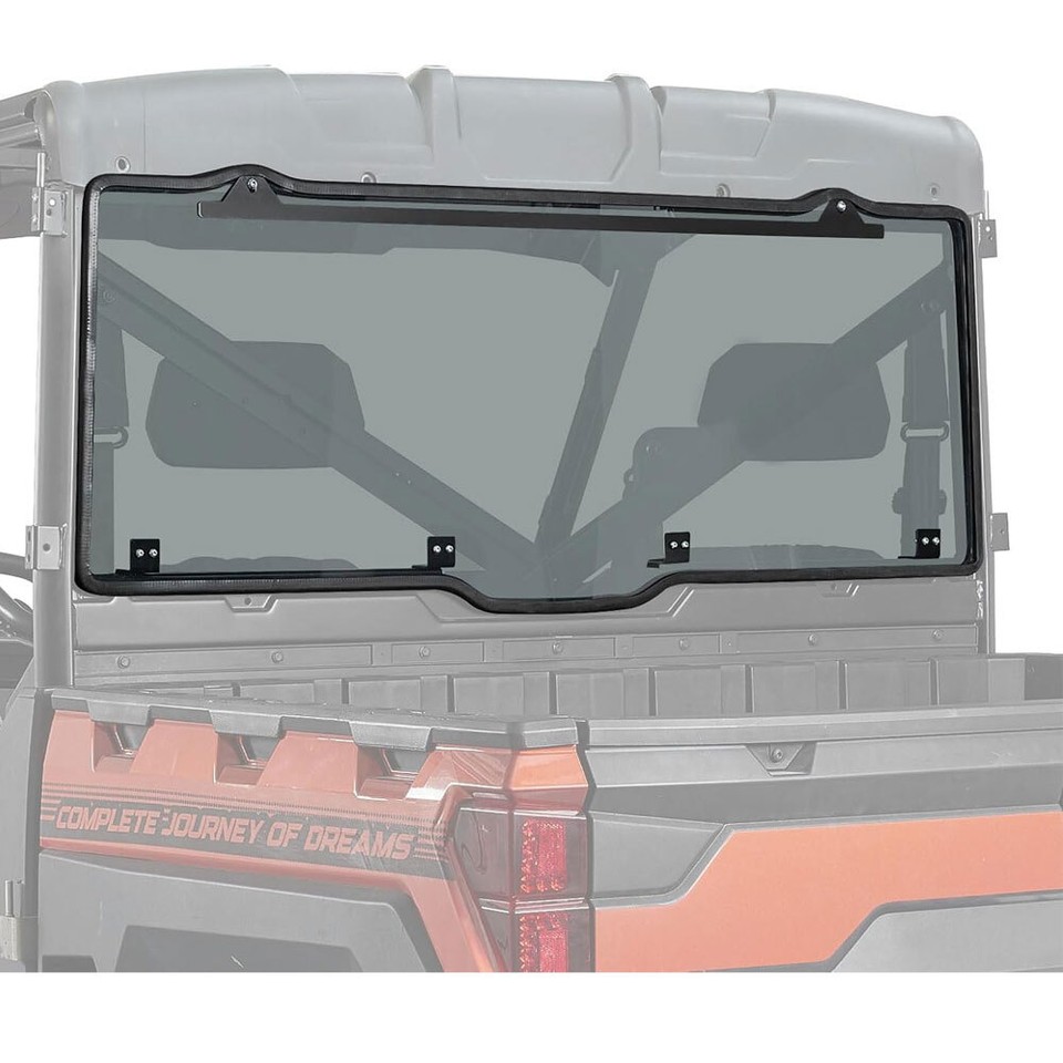 Tinted Rear Windshield Window Fit For 2017-2025 Polaris Ranger XP 1000 ...