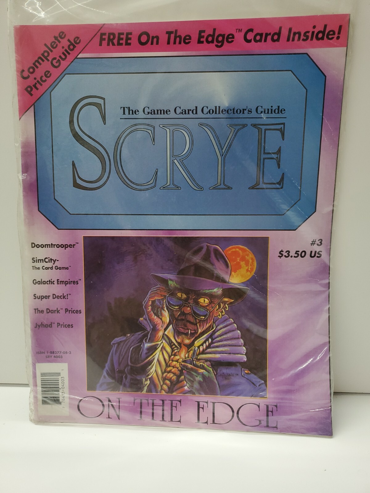 Scrye Magazine #3 (1994) With on The Edge CCG Card Insert for sale ...