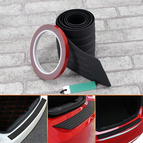 1Pcs 41" Black Car Rear Bumper Rubber PAD Trim Guard Cover Sill Plate ...