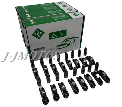 16X INA Intake & Exhaust Rocker Arms Hydraulic Lifters Set For AUDI A4 ...