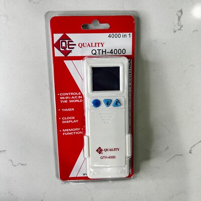 QTH-4000 Mini Split Universal Remote Control, 4000 Codes, Controls MOST ...